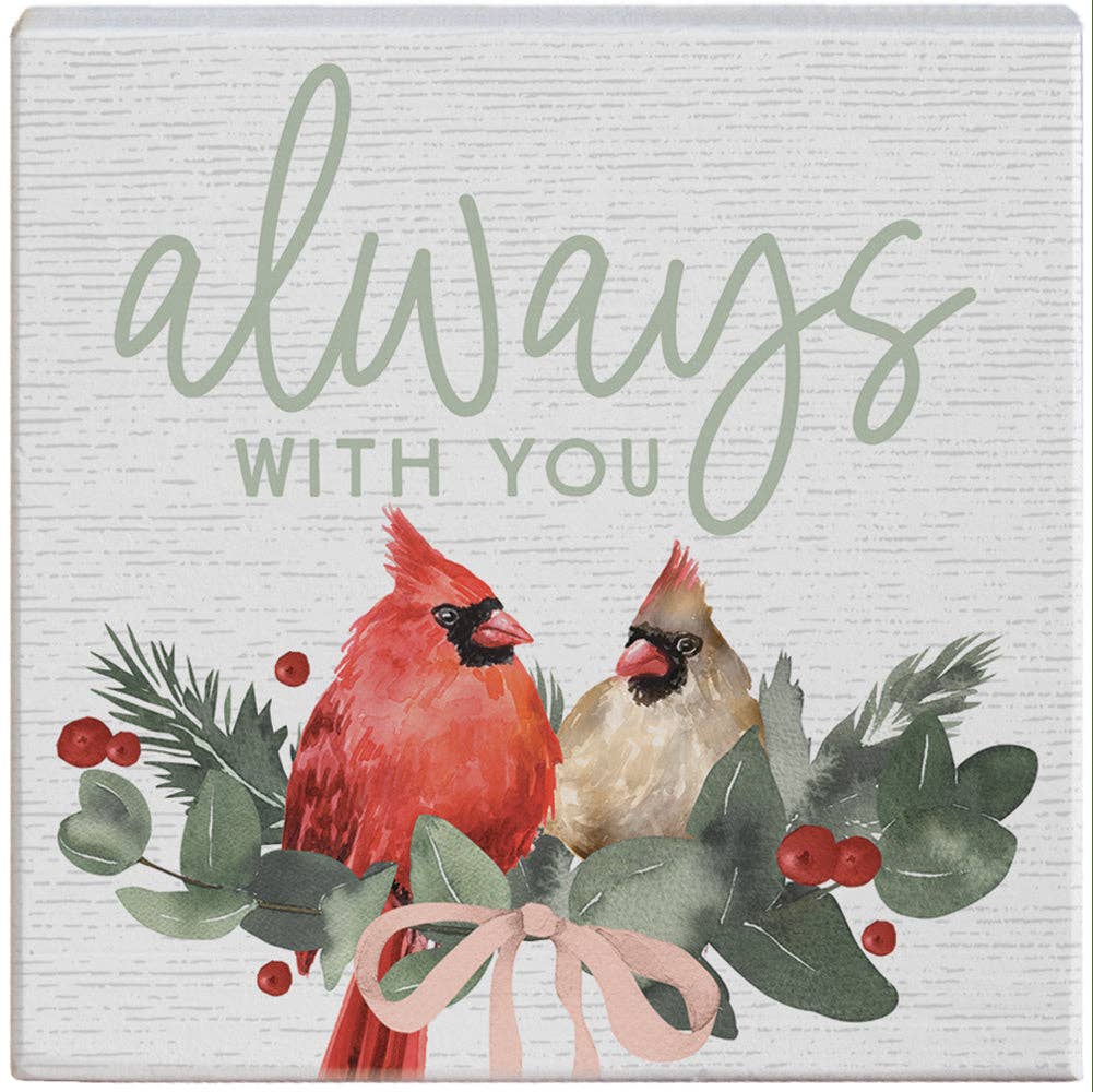 Always Christmas Cardinals - Small Talk Square – Lemon & Lime Craft Co